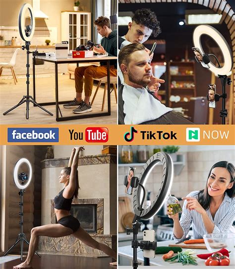 Ripley Anillo De Luz Para Selfie De 12 Pulgadas Con Soporte Y Soporte