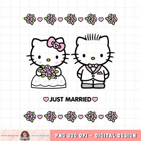 Hello Kitty And Dear Daniel Just Married Tee Shirt Copy Inspire Uplift