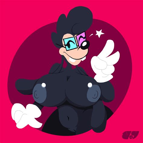 Rule 34 Absurd Res Anthro Areola Big Breasts Black Body Black Eyes Black Fur Breasts Canid