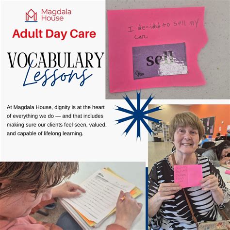 Empowerment Through Literacy At Our Adult Day Care Program Magdala House