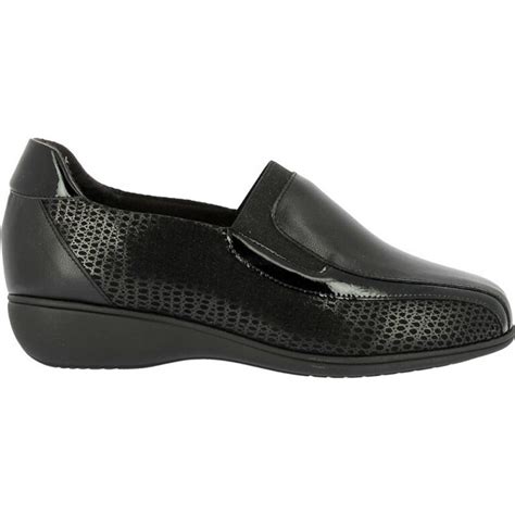 Mocasines Para Mujer Doctor Cutillas 53577 Print Metalizado Negro