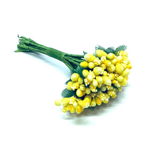 Craft Artist Festive Stamen Yellow Art Of Craft