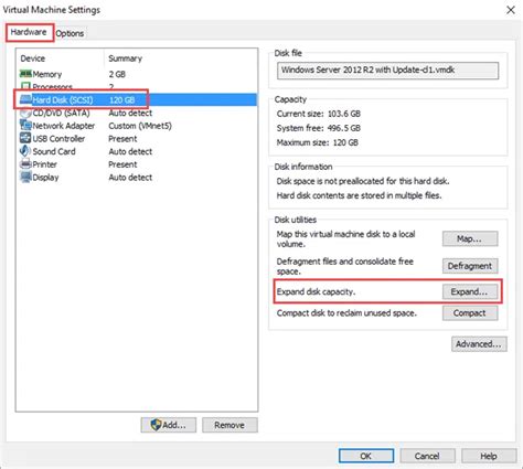 Increase Virtual Machines Hard Disk Space On Vmware Workstation