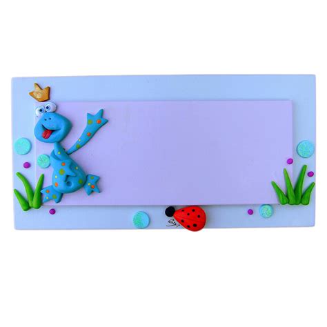 שלט צפרדע בטורקיז שלטים גיתוש עיצובים