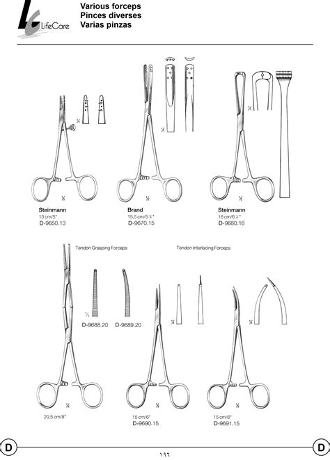 Lifecare Tendon Forceps