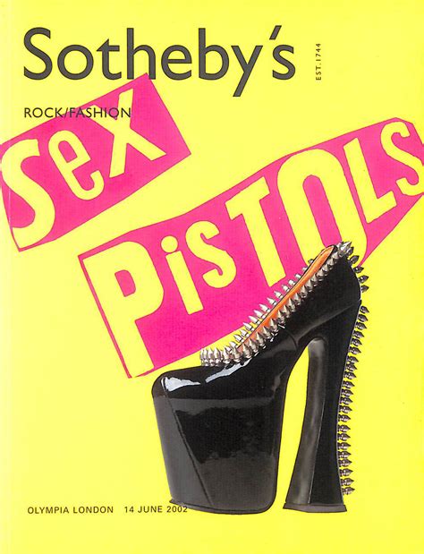 Sothebys Sex Pistols Rock Fashion Olympia London 14 June 2002