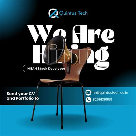 🚀 Hiring At Quintus Tech Pvt Ltd Mean Stack Developer 📍 Location