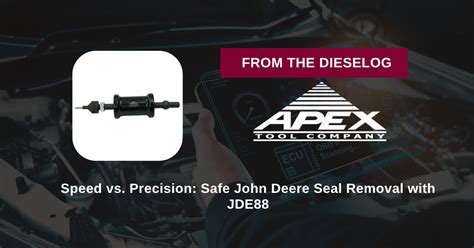 Safe Jd Front Seal Removal Jdg719 And Jde88 Guide
