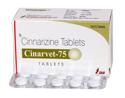 Cinnarizine 75mg Packaging Type Strips At ₹ 95strip In New Delhi