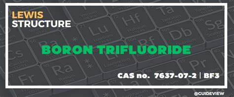 What Is The Lewis Structure Of Boron Trifluoride
