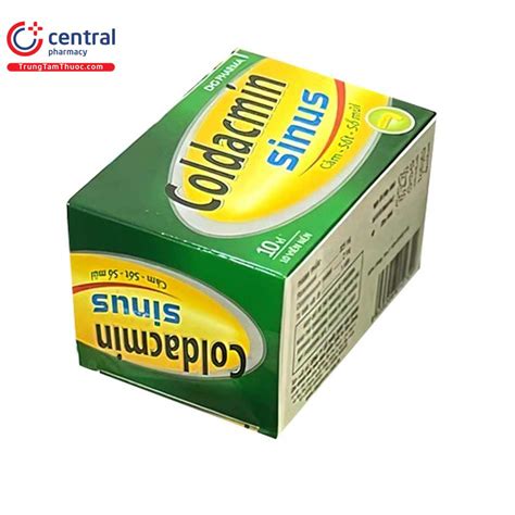 ChÍnh HÃng Thuốc Coldacmin Sinus đánh Bay Cảm Cúm