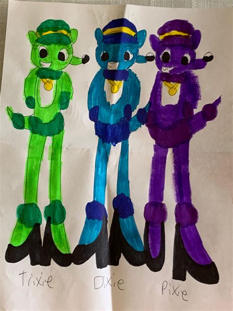 Pixie Dixie And Trixie Being Cute By Ilovefallingcows25 On Deviantart