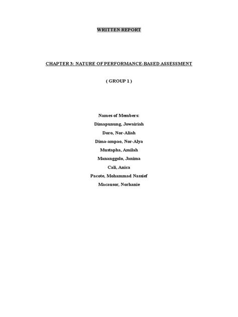 Chapter 3 Nature Of Performance Based Assessment Download Free Pdf