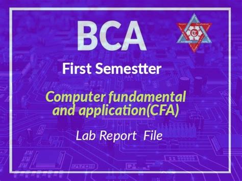 Computer Fundamental Lab Report