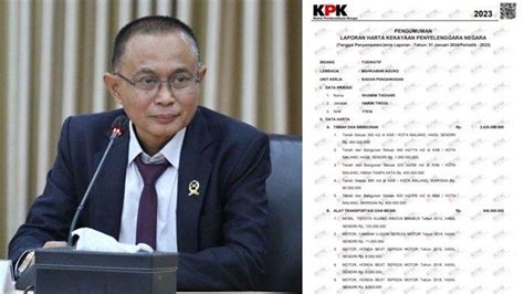 Mengintip Harta Kekayaan Khamim Thohari Salah Satu Calon Hakim Agung