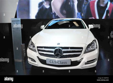 File A Mercedes Benz Cls Class Car Is Displayed During An Automobile