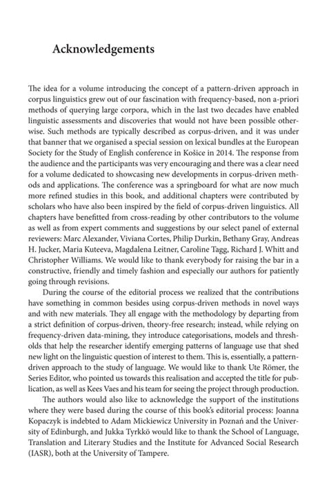 Applications Of Patterndriven Methods In Corpus Linguistics Kopaczyk Pdf