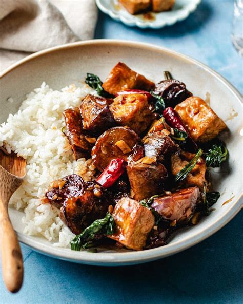 Szechuan Tofu And Eggplant