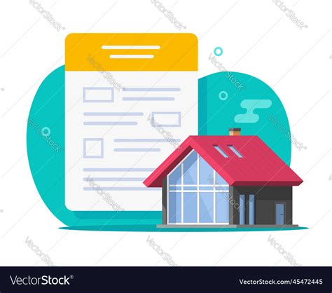 Real Estate Property Tax Form Fill Icon Royalty Free Vector