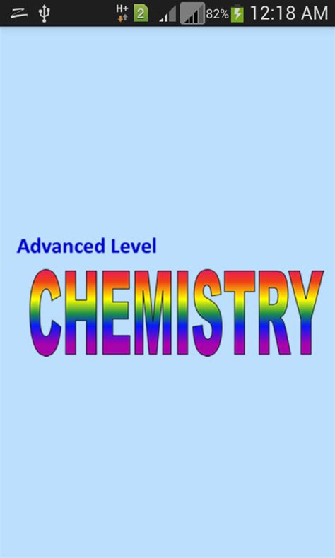 Advanced Level Chemistry Per Android Download