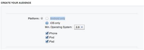 Facebook Publishing Installs Cant Select Android Only Audience