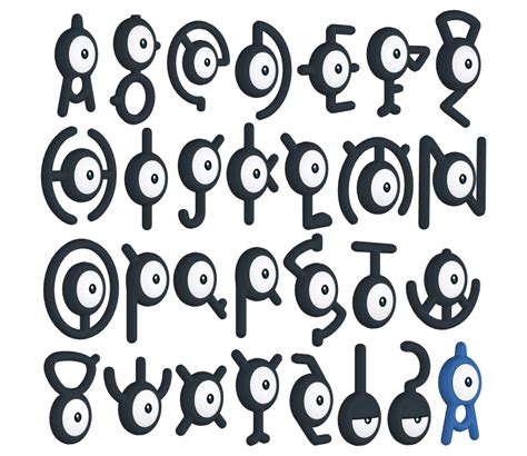 Unown Pokemon Free 3d Model Dae Fbx Free3d