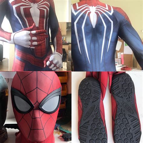 Spider Man Suit Insomniac Ps4 Basic Etsy Australia