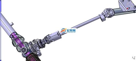 齿轮齿条式转向器设计图图纸下载交通运输图纸转向系统图纸 宏图网