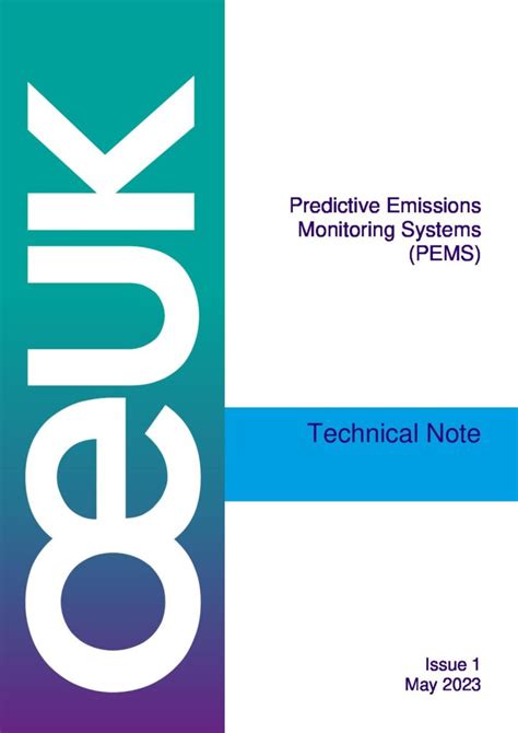 Predictive Emissions Monitoring Systems Pems