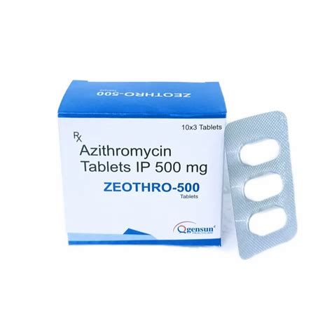 Azithromycin Tablet 500 Mg At ₹ 710 Strip Of 3 Tablets In Panchkula Id 24408820591