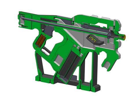 3d Printed M 25 Hornet Mass Effect Printable Model Stl Files By Makerlab Pinshape