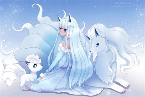 Ninetales Alola Gijinka