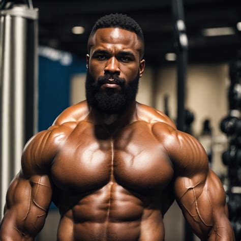 Lexica 30 Year Old Hairy Ancient Black Man With Big Muscles Big
