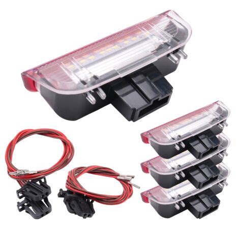 4 Luces Led De Advertencia Para Puerta De Coche Proyector De Bienvenida Para Golf 6 7 Mk5