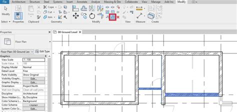 Trim Or Extend Single Element Learning Revit Online