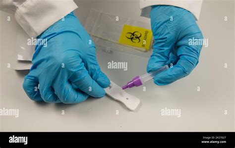 Antigenic Swab Covid 19 Virus Detector With Test Tube Liquid