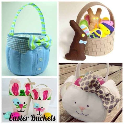 Cute And Easy Diy Easter Basket Sewing Inspiration