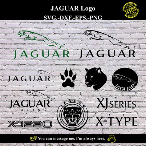 Jaguar Logo Svg Vector Digital Product Instant Download Inspire Uplift