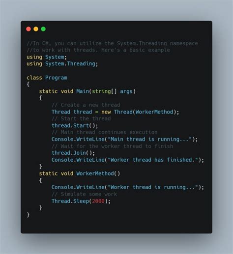 Fatima Azam On Linkedin Multithreading Threads Dotnet Learning