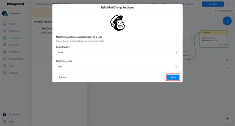 Mailchimp Integration Manychat Help