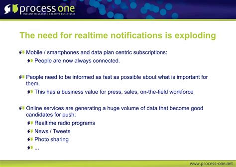 processone push platform xmpp based push solutions ppt