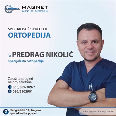 Dr Predrag Nikolić Magnet Medic System Kraljevo Facebook