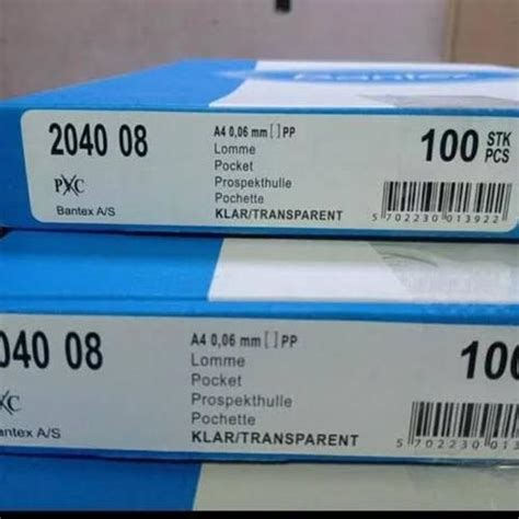 Jual Bantex Pocket Sheet Protector Bantex Pp Pocket Bantex 100 Pcs Stationery Bantex