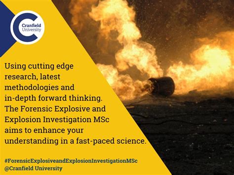 Forensic Explosive And Cranfield University South Asia Facebook