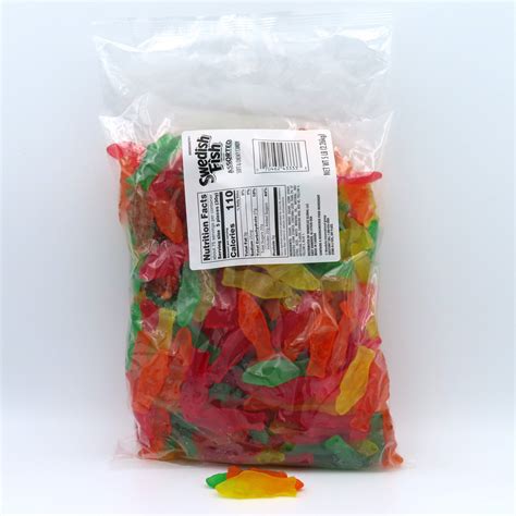 Swedish Fish Bulk Candy 5 Lb Bag Of Soft And Chewy Red Gummy Candy