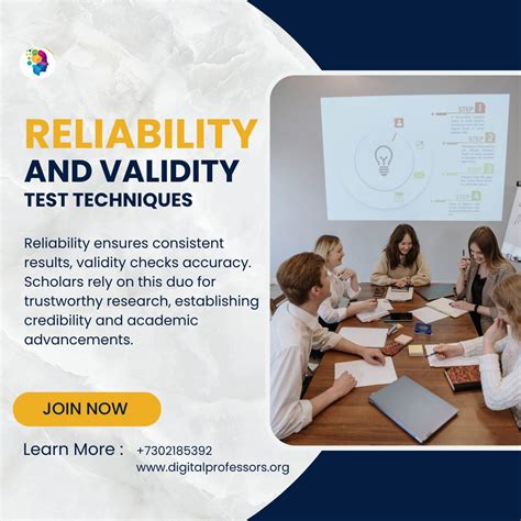 Reliability And Validity Testing For Research Methods Digital Professors Posted On The Topic