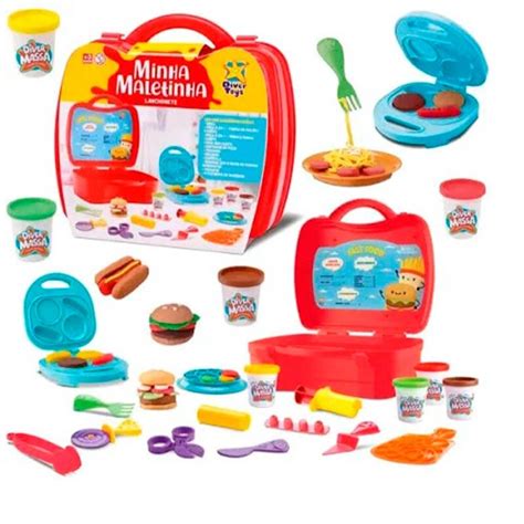 Kit Massinha De Modelar Diver Massa Lanchonete Divertoys
