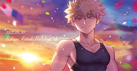 Safebooru Bakugou Katsuki Black Tank Top Blonde Hair Boku No Hero