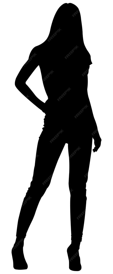 Woman Standing Silhouette Casual