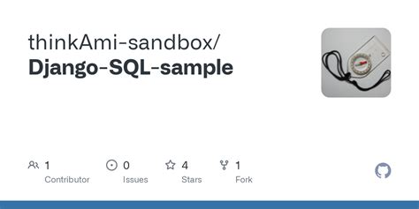 GitHub ThinkAmi Sandbox Django SQL Sample